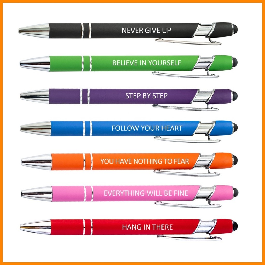 ∳ Inspirational Bible Pens Motivational Quotes Ballpoint Pen Office ...