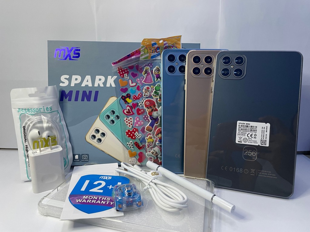 SPARK MINI Tablets Android Original 8GB+256GB 3800mAh 5G/Wifi Gold 7 ...