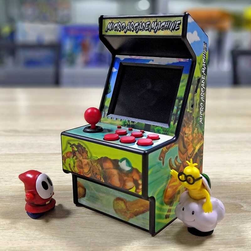 New Retro Mini Arcade Handheld Console 16 Bit Game Player Built-In 156 ...