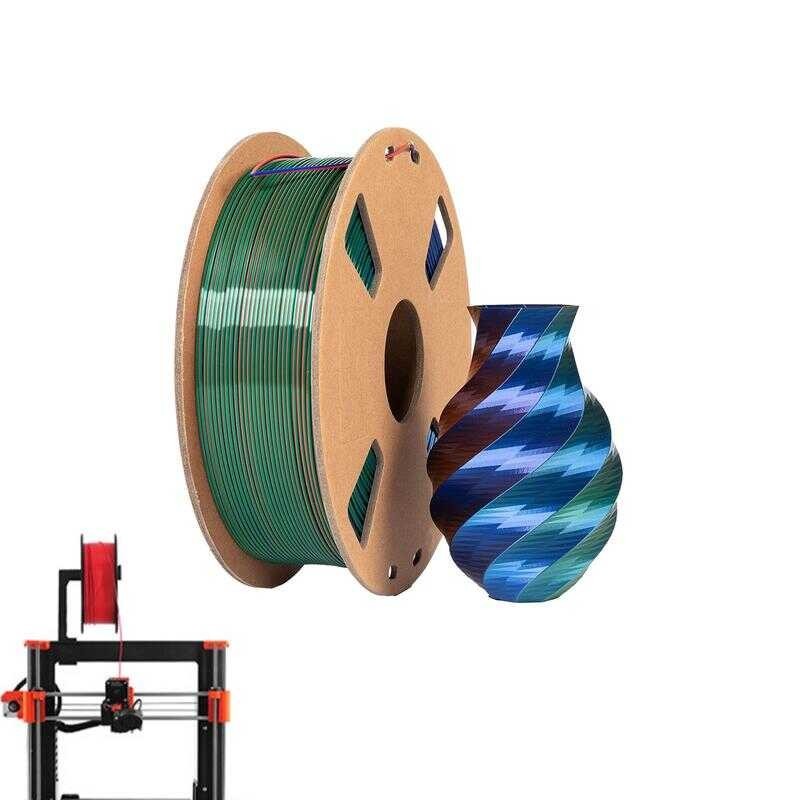 Printer Tri-Color Silk PLA Filament No-Tangling Official 1Kg Cardboard ...