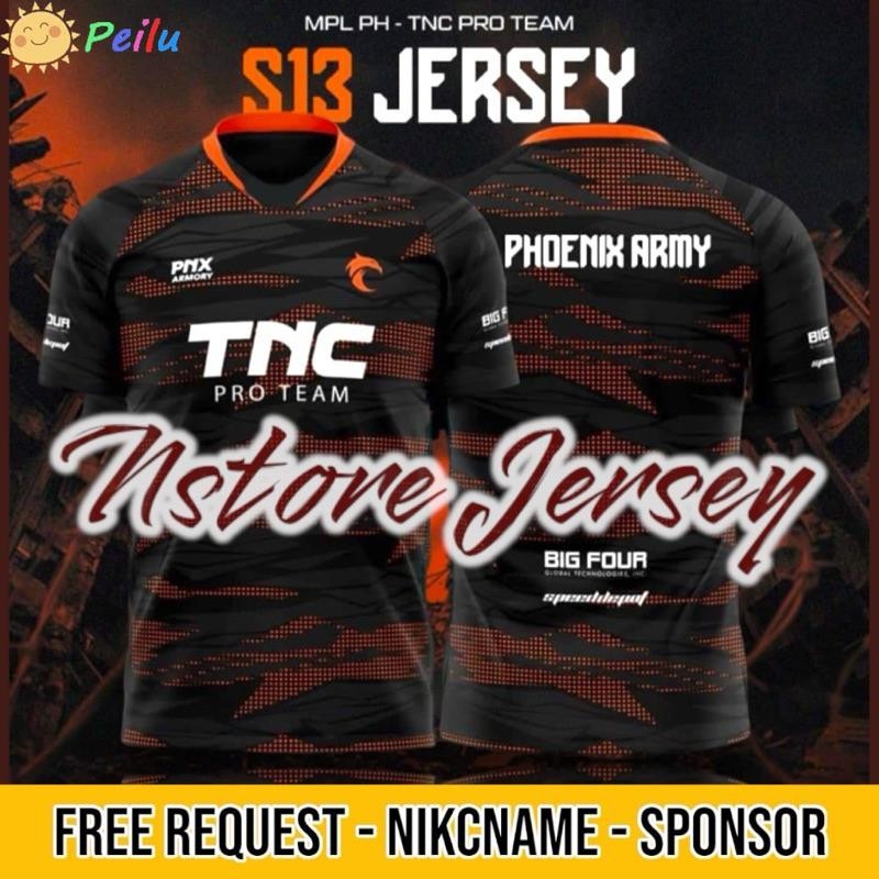 Jersey Esport TNC PRO TEAM S13 MPL PH 2024 free nickname | Shopee Philippines
