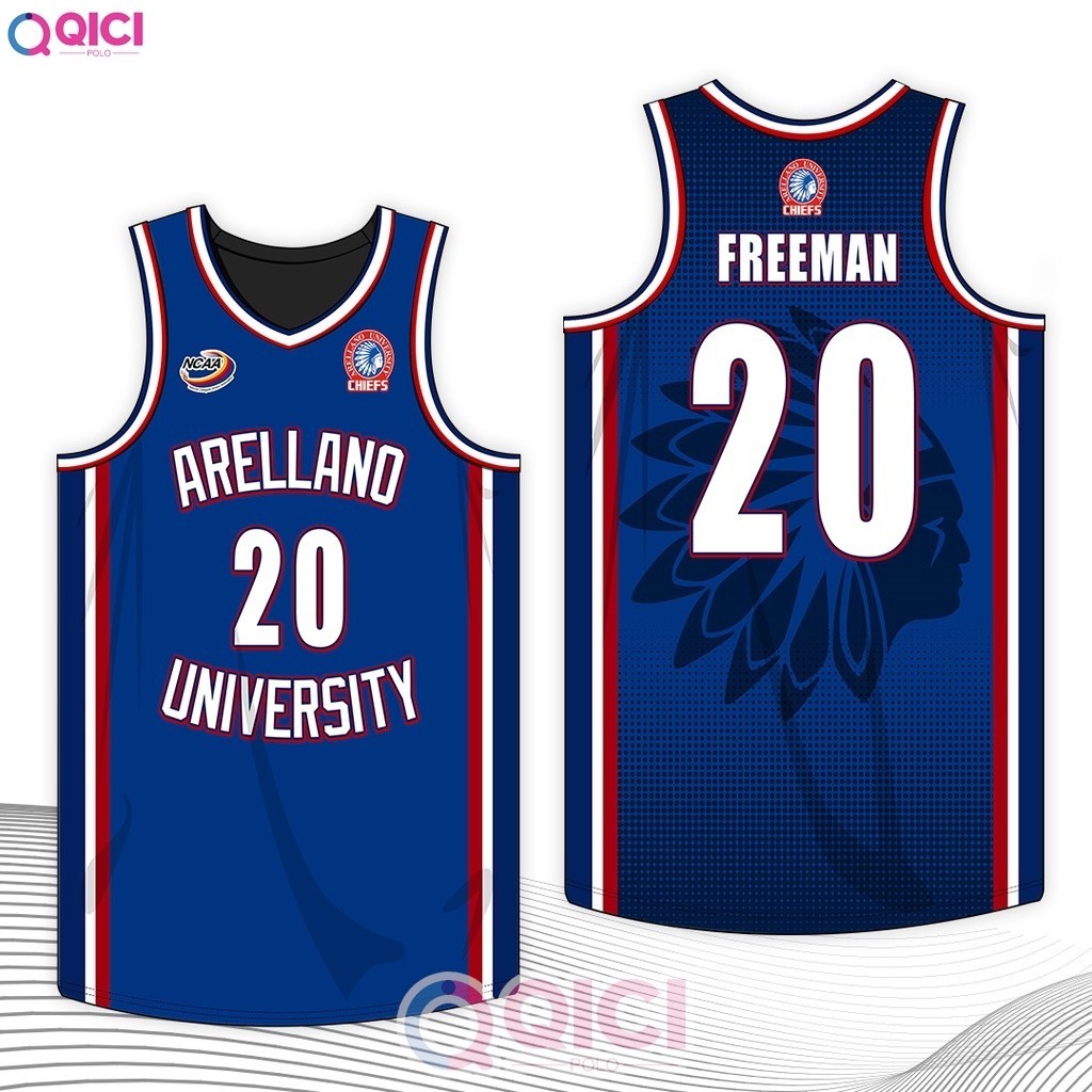 Arellano University NCAA Full Sublimated Basketball Jersey (TOP)【Free ...