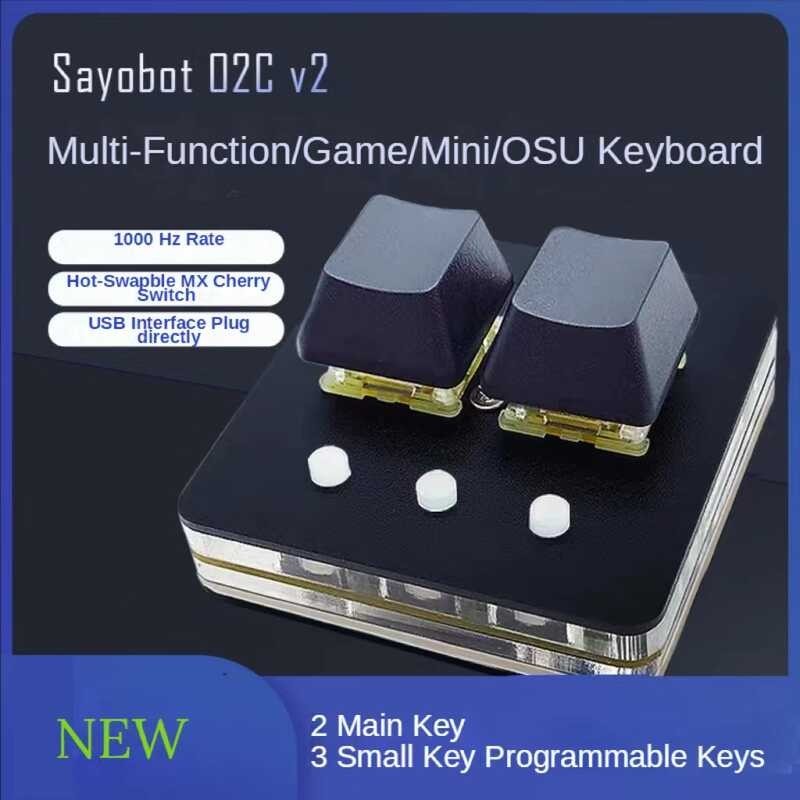 Sayobot Orihinal Na O2cv2 OSU Keypad Mini 2-Key Copy Adhesive Game 5 ...