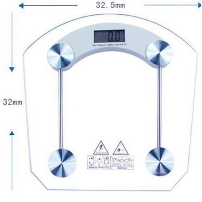 ♀ Digital Glass Square Personal Human Weighing Scale | Shopee Philippines