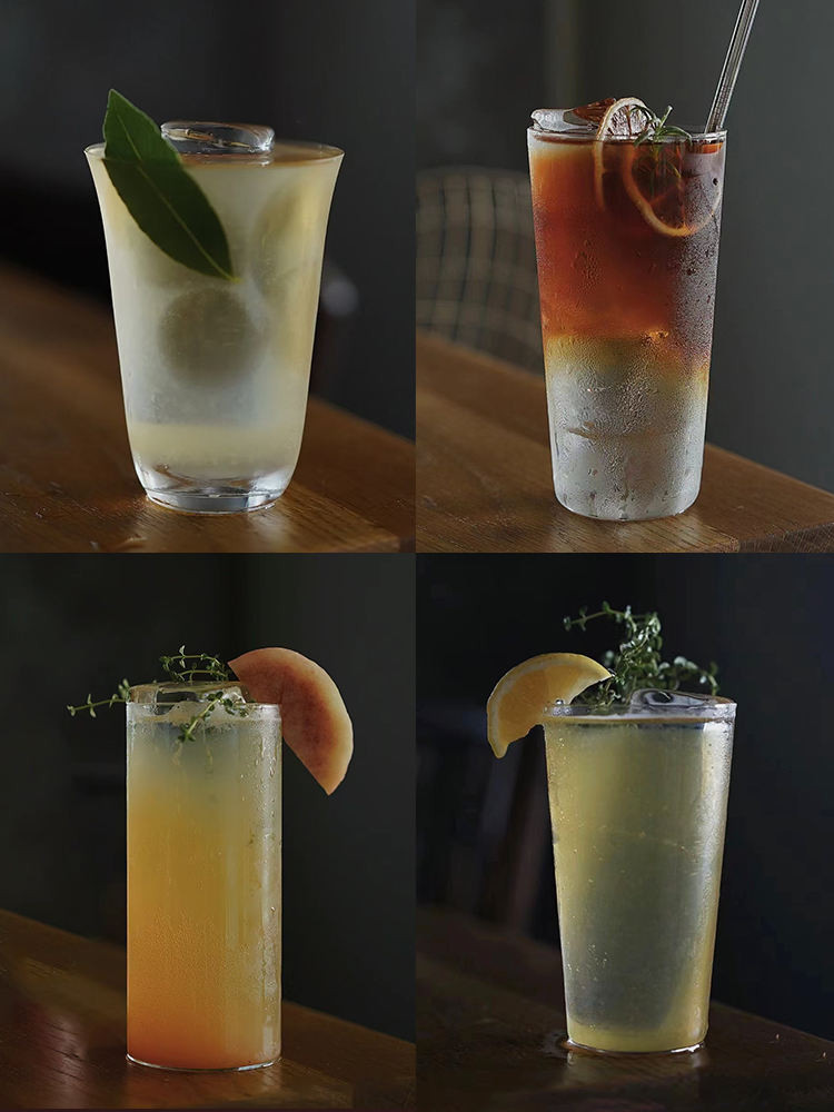 Cocktail Cup // Bar Ultra-thin Colin Cup Long Drink Cup Simple Cocktail ...