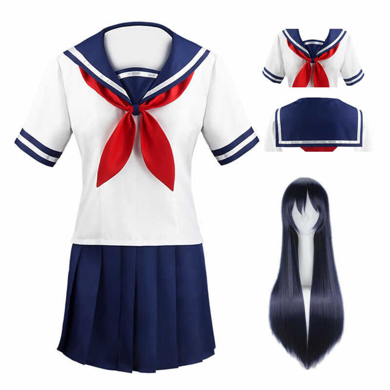 Simulator Anime Yandere Ayano Aishi Cosplay Costumes Girls School JK ...