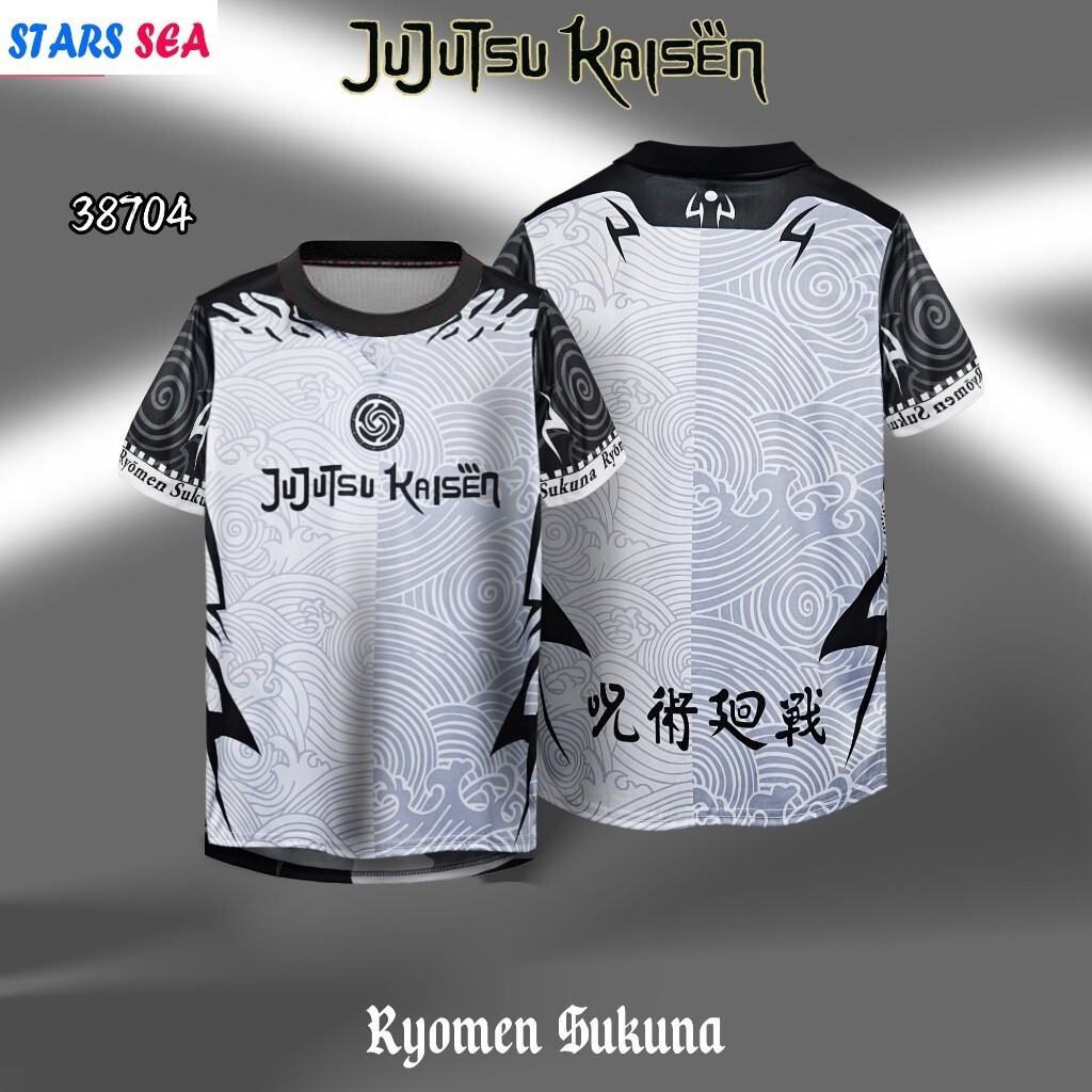 JuJujuju Kaisen Ryoman Sukuna VIRAL Gojo Satoru Graphic High Casual Fashion Short Sleeved Jersey ...