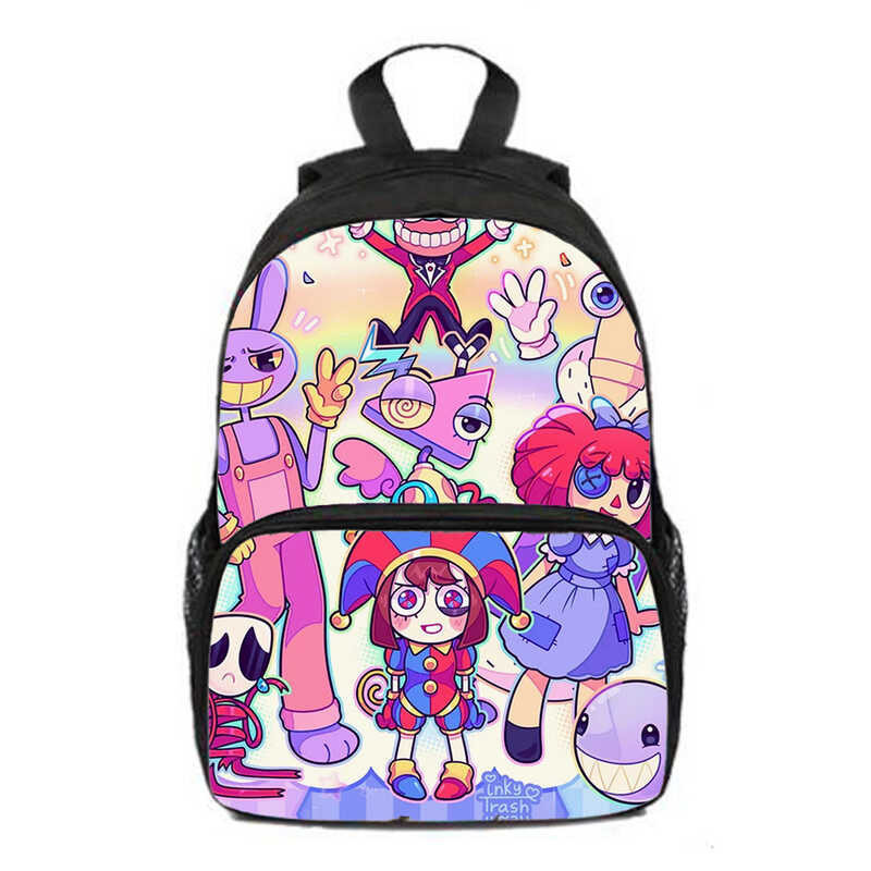 Student Backpack Ang Amazing Digital Circus Cartoon School Mochila ...