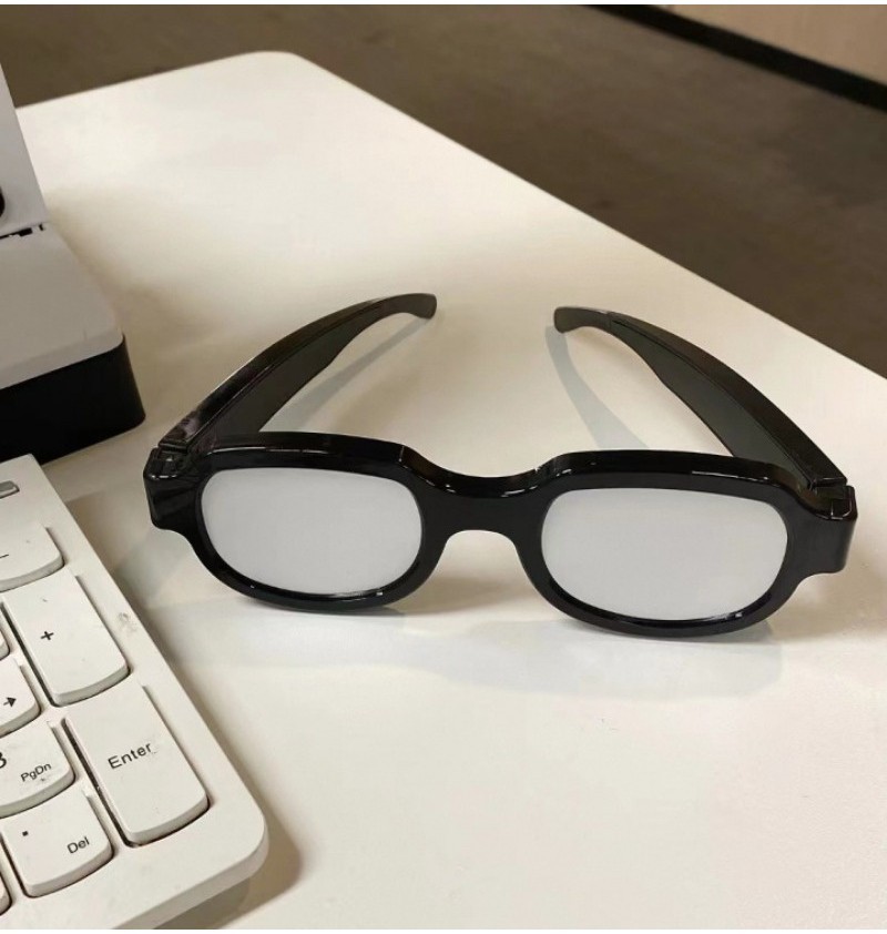 Anime Conan Same LED Luminous USB Charging Cosplay Glasses Music ...