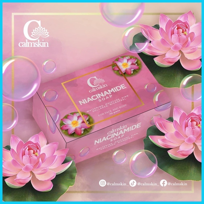 ☸ Calmskin Calmglow Set, Lotion and Niacinamide Soap by Camille ...