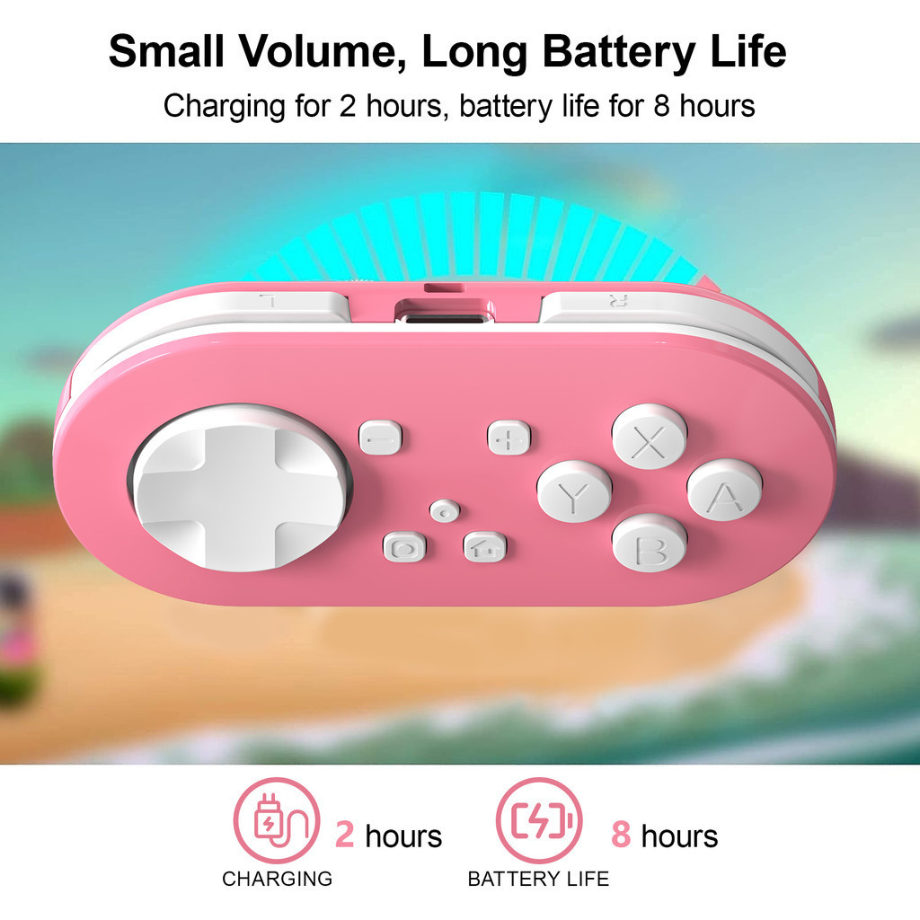 LinYuvo Meteor Light Key Chain Sized Mini Wireless Controller for Switch&Lite&OLED, Windows ...