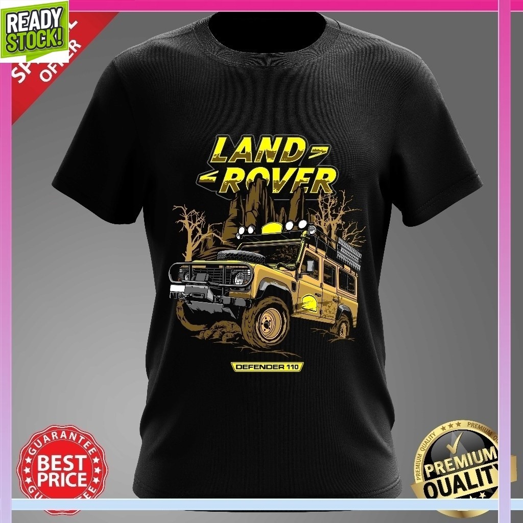 BAJU LAND ROVER DEFENDER 110 ROUND NECK T-SHIRT [2024 Best-selling ...