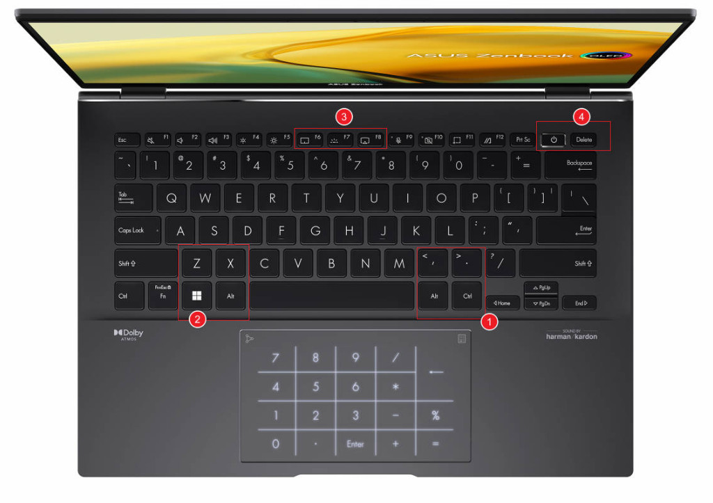 Silicone TPU Laptop Keyboard Cover For ASUS Vivobook 14 X1404 ZA VA ...