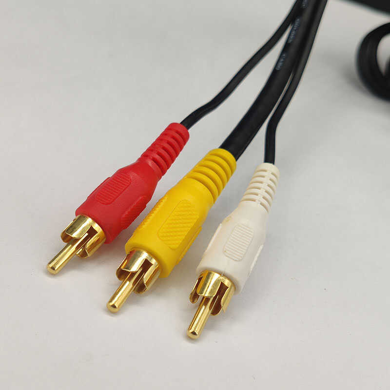 TV set-top box DVD old TV color difference component tri color tone ...