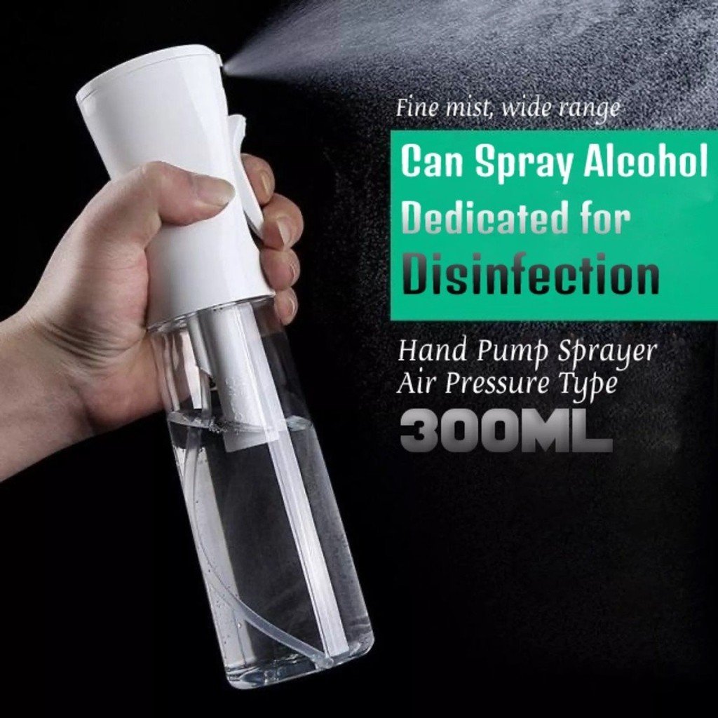 300ml 500ml Continuous Alcohol Spray Bottle Mist Alcohol Dispenser ...