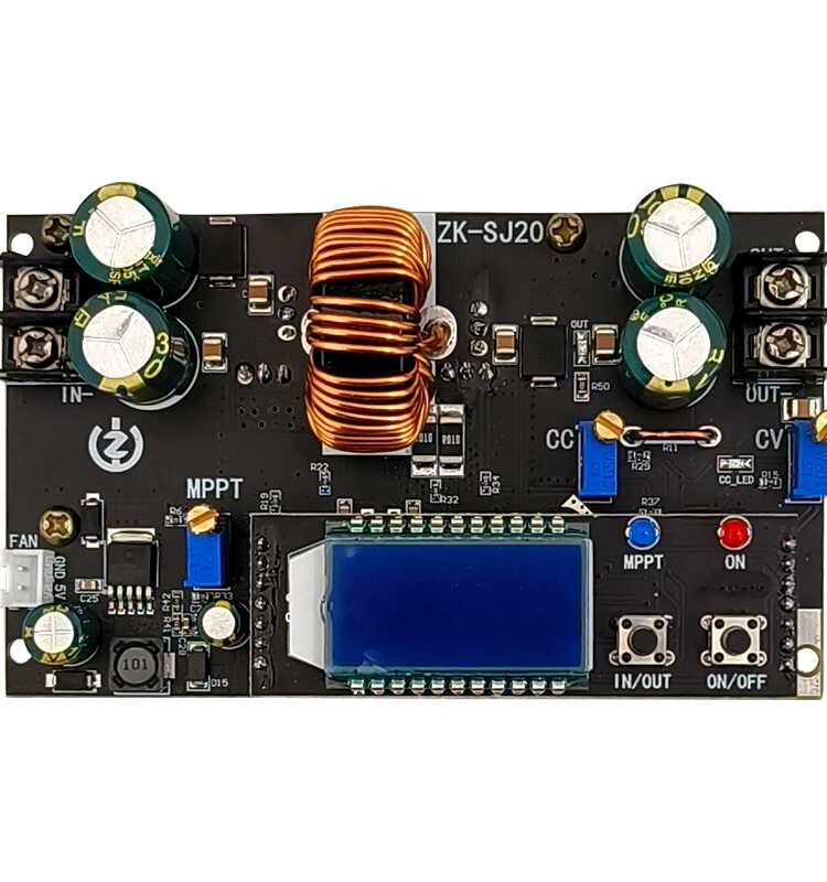ZK-SJ20 300W synchronous rectification 20A automatic buck boost power module solar charging MPP ...