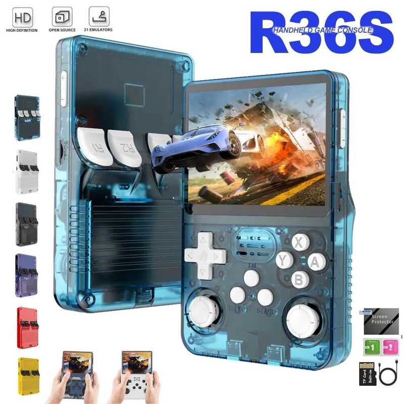 R36s Game Console ux System 3.5 inch Retro Handheld Video Consoles ...