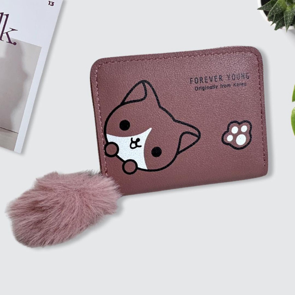 Dodo New coin wallet short zipper card bag student girl cartoon cute ...
