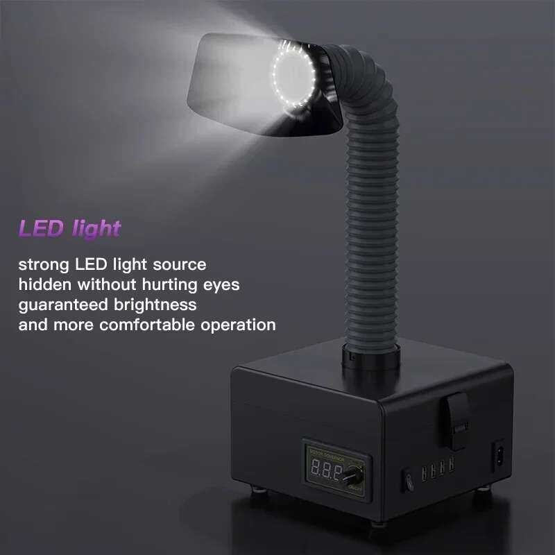 Zj 802S Portable Fume Extractor Solder Remover Prevention Absorber Working Fan For Weldi ...