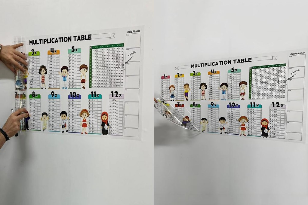Students Multiplication Aid Classroom Multiplication Table Colorful ...
