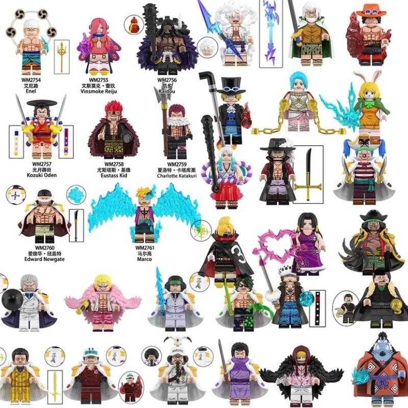 One Piece Minifigures - Anime Series Block Figures For Creative ...