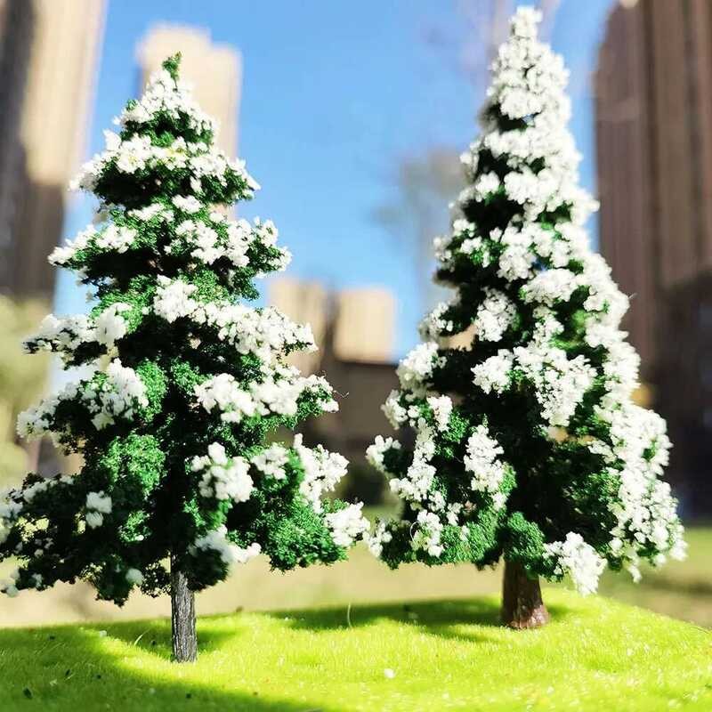 1:87 HO Scale Cedar Model Pine Trees Cedar Landscape Miniature Train ...