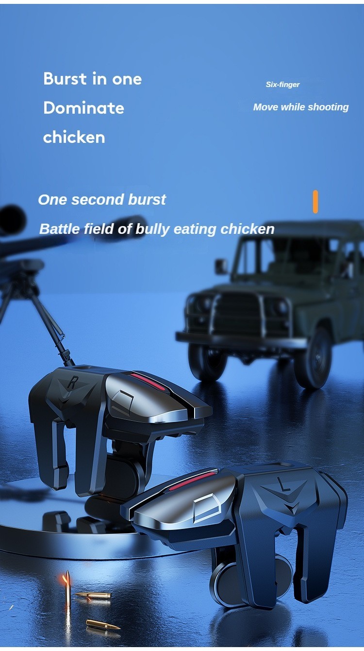 [New]PUBG trigger comtroller G21 six fingers eat chicken artifact metal ...