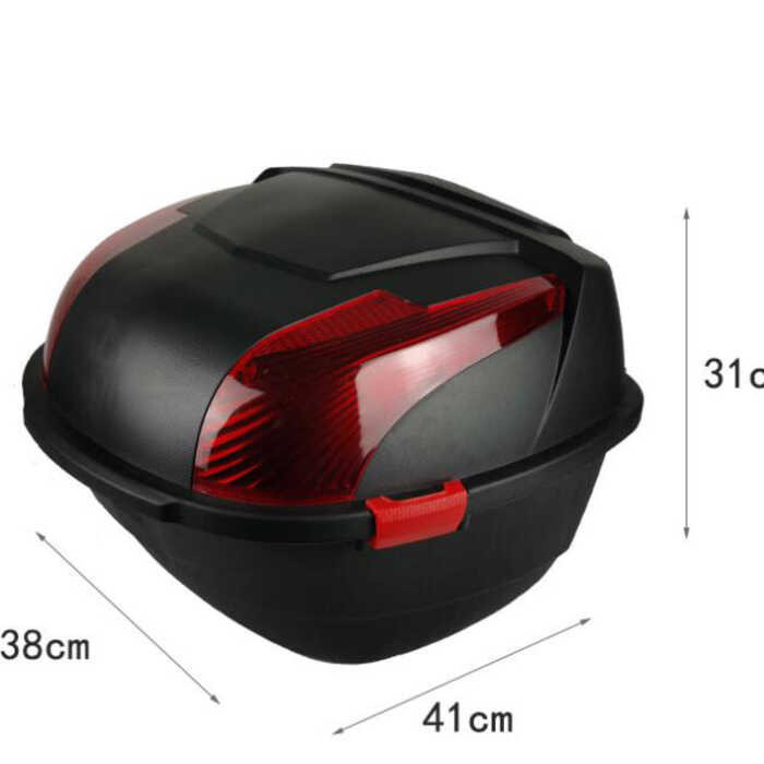40L Waterproof Motorcycle Tail Box Trunk Removable At Washable Thick ...