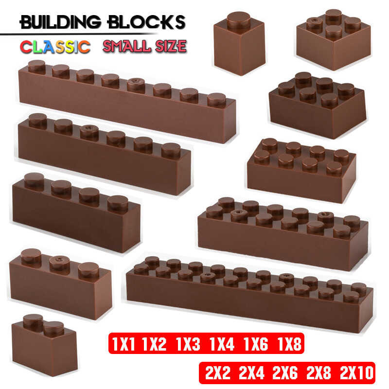 Ng Paggawa Block 1X4 1X8 2X2 2X6 2X10 Butas Brown Brick Basic ...