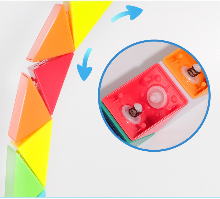 3D Puzzle Fidget Toys Transformable Cube Kid Education Toys 48 Segments ...