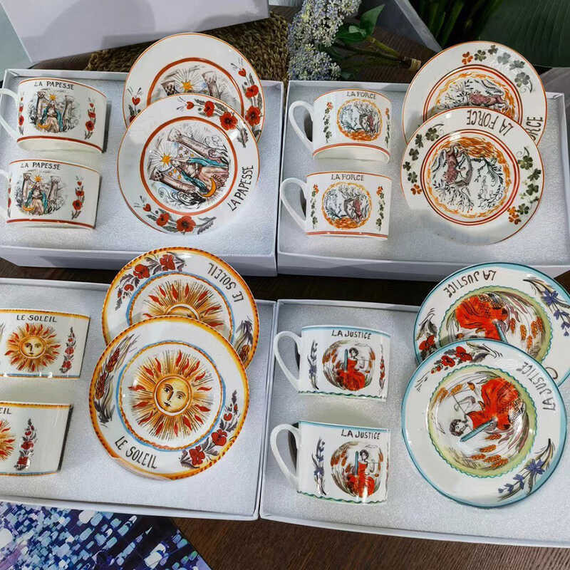 Ceramic Vintage Cup - Nordic Coffee Mug Afternoon European Style Tea ...