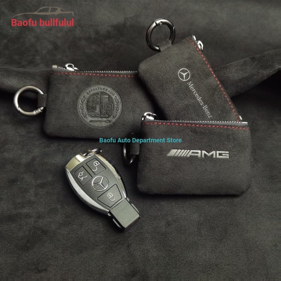 Benz AMG BENZ Suede Key Case Apple Tree BMW M Audi RS Porsche Foss ...