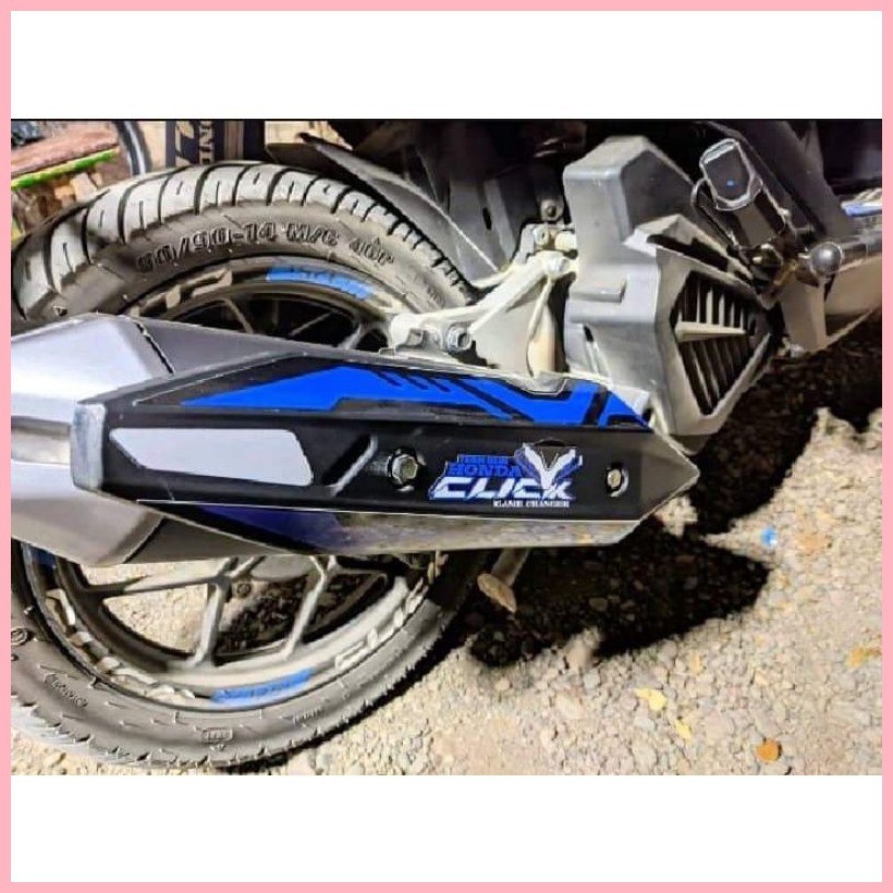 ☂ Honda Click 125/150i v2 and v3 Accessories Heat Guard sticker only (1 ...