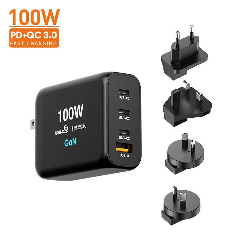 73 100W Power Adapter USBC Charger Multi Port Fast Head For Mobile ...