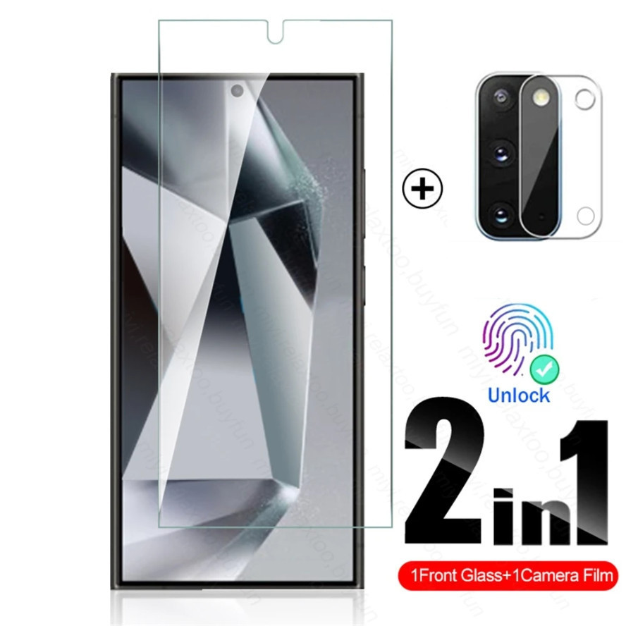 For Samsung Note20 Note 20 5G Tempered Glass Fingerprint Unlock Screen ...