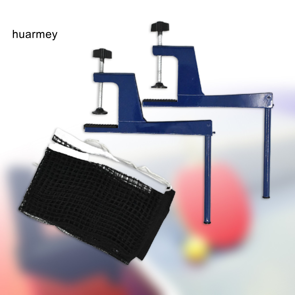 HUARMEY 1Set Portable Ping Pong Tennis Table Rack Frame with Net for ...