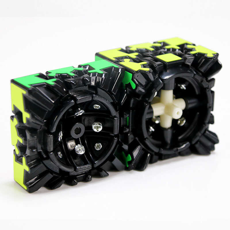 Design 3X3x3 New Abnormity Stickerless Speed Magic Gear Cube Brain ...