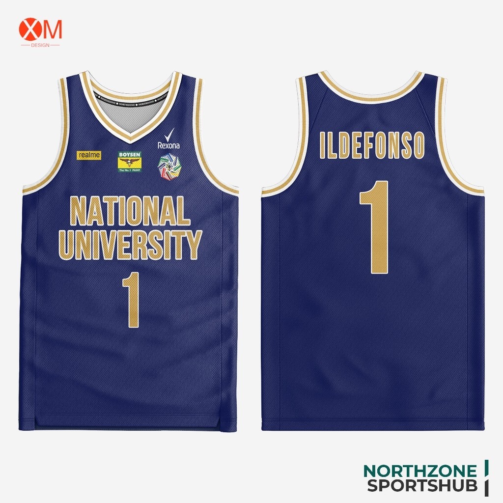 NU Bulldogs National University UAAP NU Full Sublimated Basketball ...