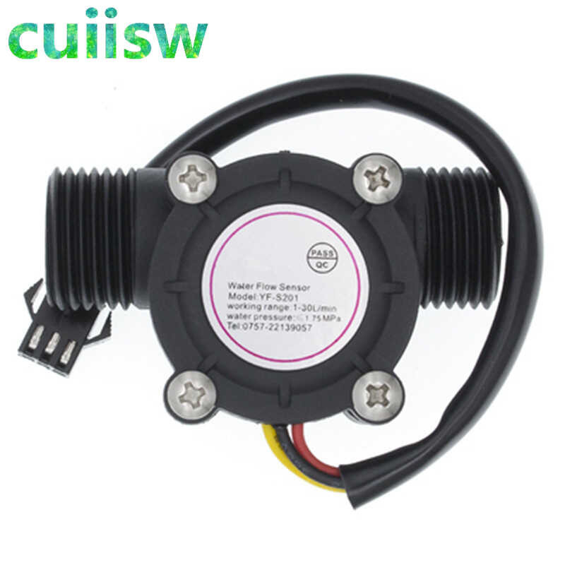 DC 5-18V Water Hall Sensor, Liquid Flow Control, 1-30L/Min Sensor Switch, 2.0Mpa, Yf-S201 ...