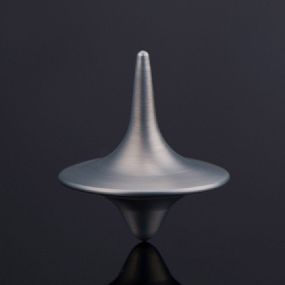 Metal Gyro Great Accurate Silver Spinning Top Hot Movie Totem Print ...