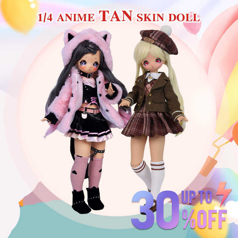 Dream Fairy 1/4 Doll Nanako Tan Skin 16 Inch Ball Jointed Doll Full Set ...