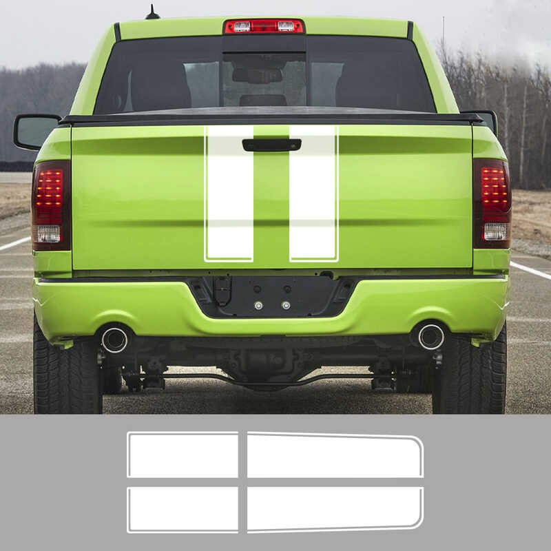 Tailgate Pickup Hood Stickers Para Sa Dodge Ram 1500 2500 Hemi Rebel ...
