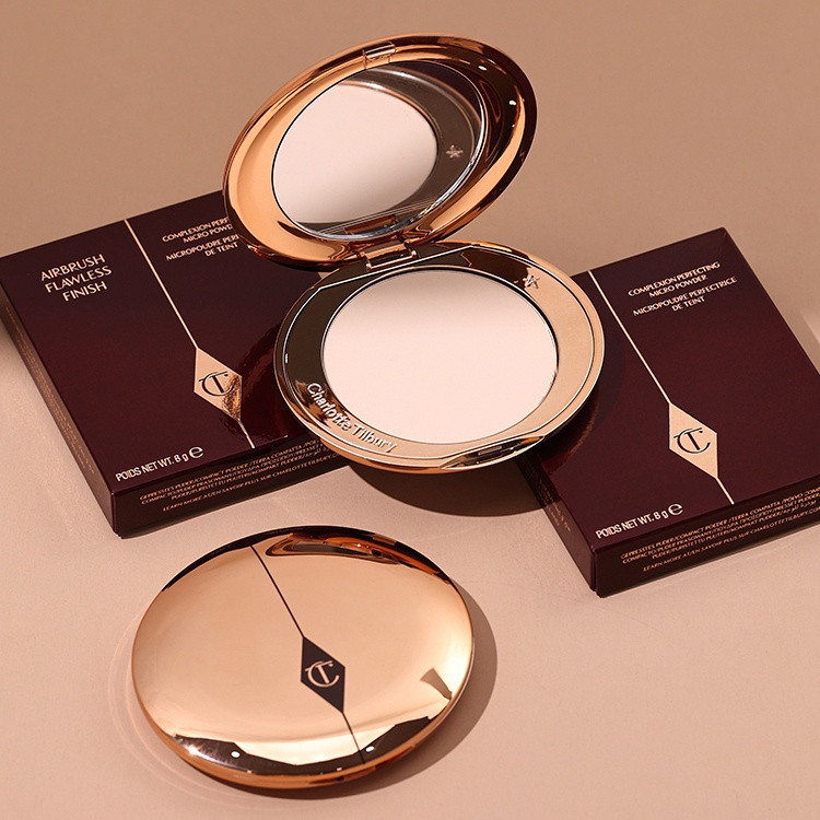CT Powder Cak Charlotte Tilbury Airbrush Flawless Finish Powder ...