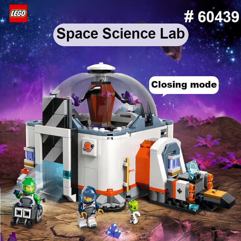 60439 Space Science Lab CITY Series 560Pcs Buiding Blocks Model Kit DIY ...