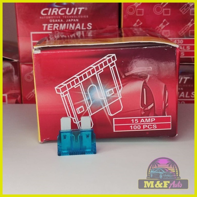 CIRCUIT PLUG-IN FUSE BOX OF 100 PCS / 50 PCS (STANDARD SIZE) | Shopee ...