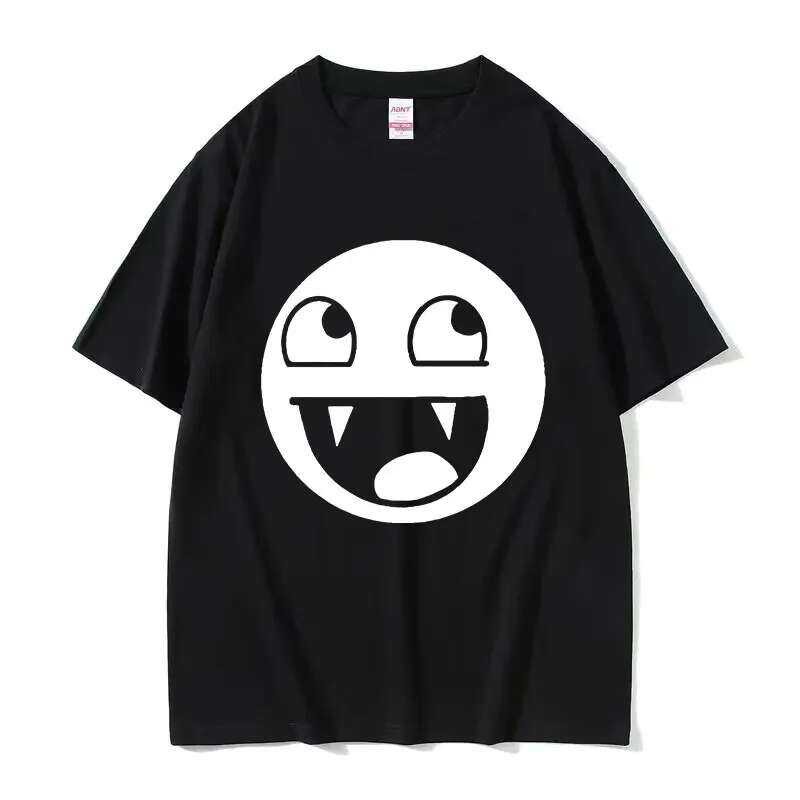 Epic Face Domo Kun Funny Meme T Shirts Men Women Summer O-Neck Fashion ...