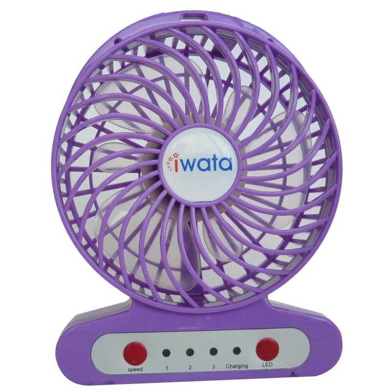 Quality】Iwata Portable 【High Rechargeable Mini Fan Cm15rhf-02 【High ...