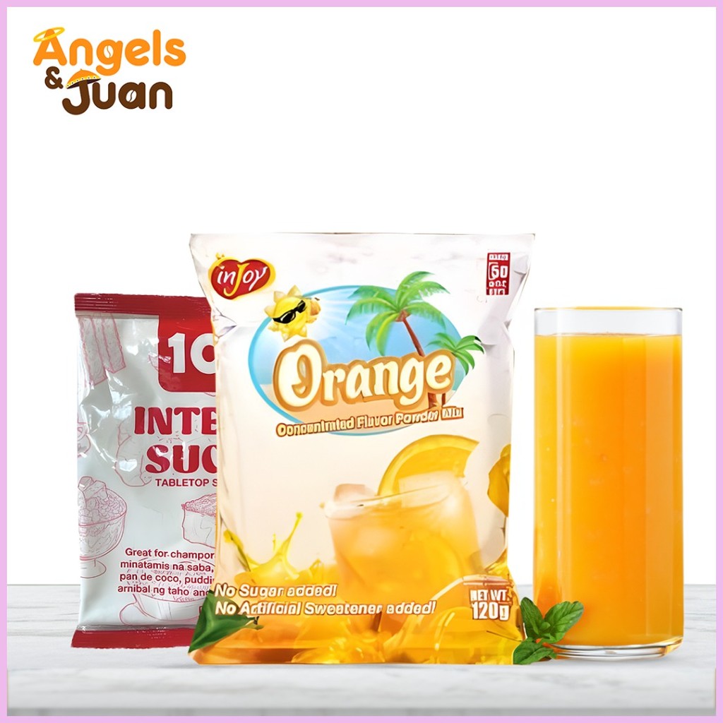 ♂ InJoy Orange Concentrated Juice Palamig Powder 200g w/ Intense Sugar ...