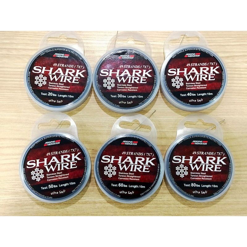 in stock Neklin SHARK WIRE FISHING LINE 7x7 10m / WIRE FISHING WIRE ...