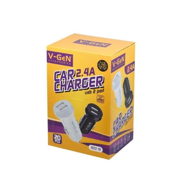 in stock Car CHARGER V-GEN VCC2-18 2 Ports Max 2.4A CAR VGEN VCC2 BOX ...